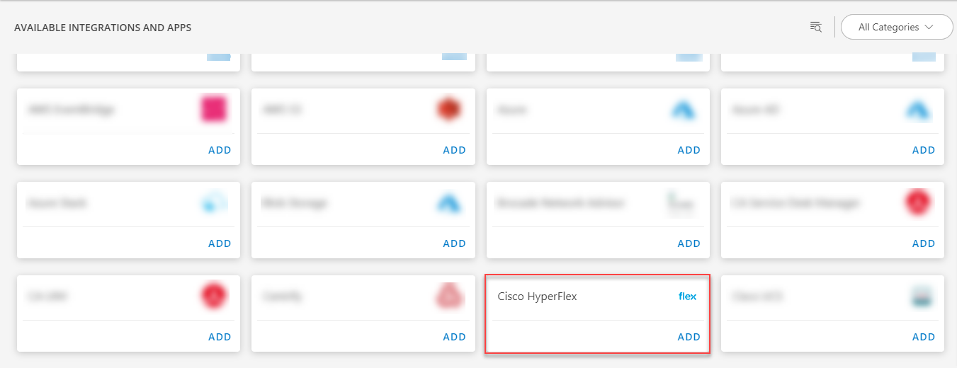Cisco HyperFlex | OpsRamp Documentation
